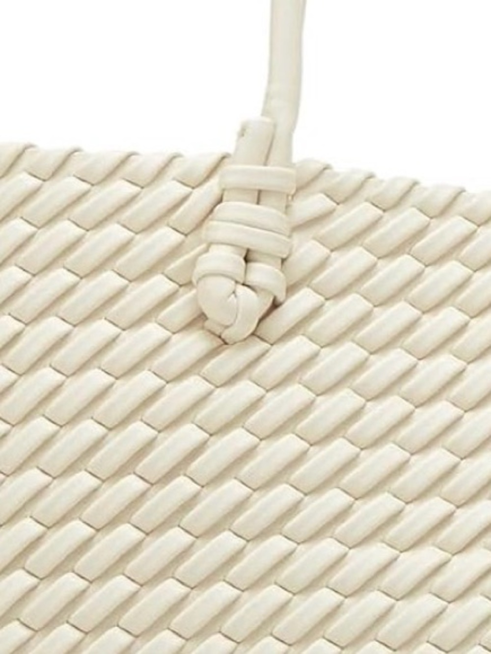 Bags | Quiet Luxury Woven Tote Bag Cream Shoulder Handbag | Poshmark